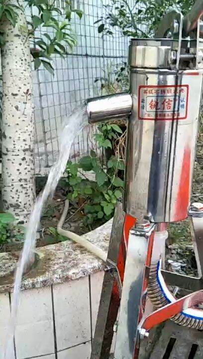Household 201 Stainless Steel Manual Water Pump Depth 10M Shallow Well ...