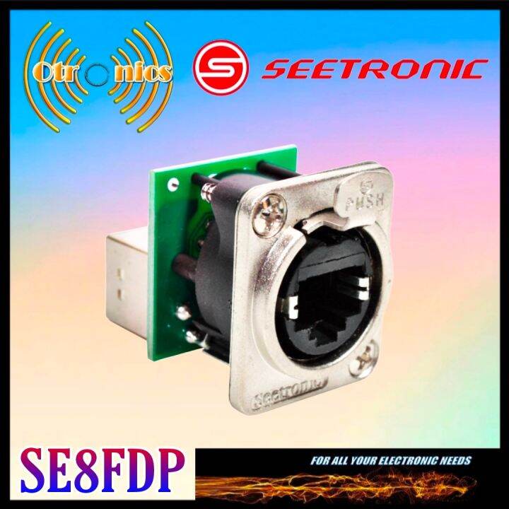 Seetronic Chassis Ethercon RJ45 SE8FDP panel Mount | Lazada Indonesia
