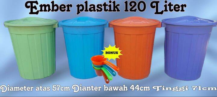Ember plastik Jumbo 120 Liter | Lazada Indonesia