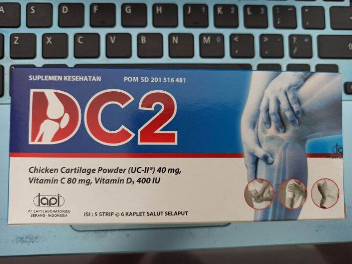 DC2 SUPLEMEN UNTUK TULANG DENGAN VIT C DAN D ISI 30 TABLET | Lazada ...