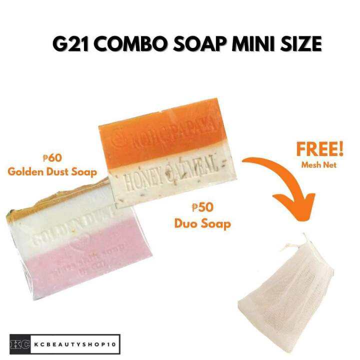 G21 MINI COMBO SOAP (KOJIC + GOLDEN DUST) 60Grams | Lazada PH