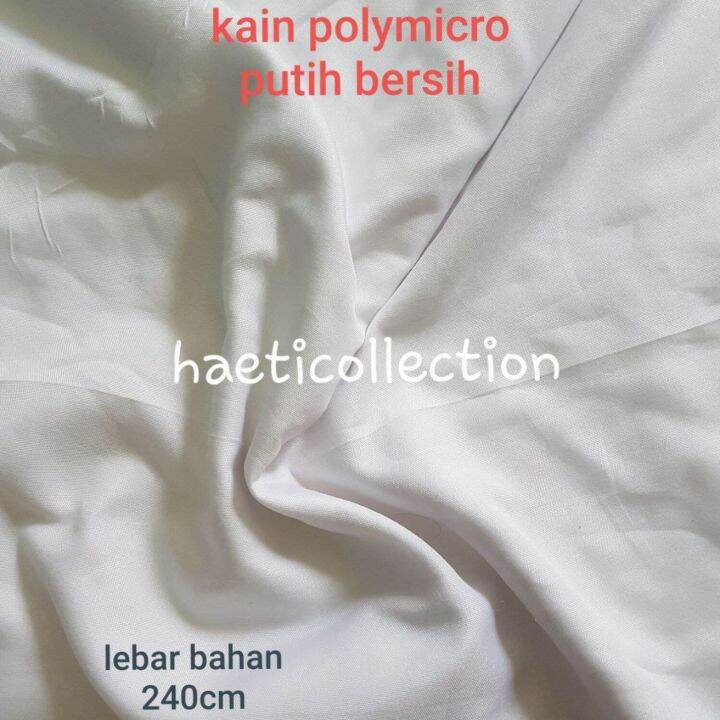 Kain Putih Meteran Eceran Murah Lebar 240cm Bisa untuk Backdrop Foto ...