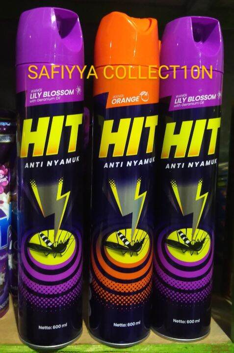 HIT spray aerosol anti nyamuk & kecoa 600ml | Lazada Indonesia