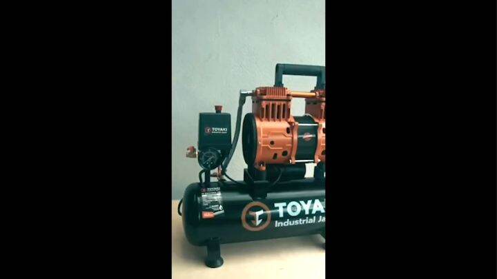 Toyaki 15Liter Tank Air Compressor Oil-free High Pressure Multifunction ...