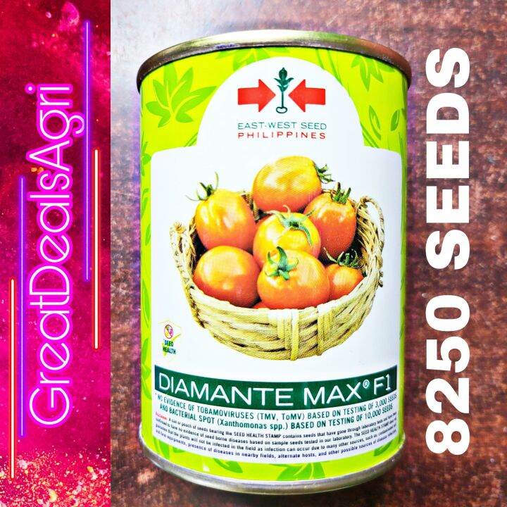 DIAMANTE MAX F1 HYBRID TOMATO SEEDS (8250 SEEDS) EAST WEST SEEDS ...