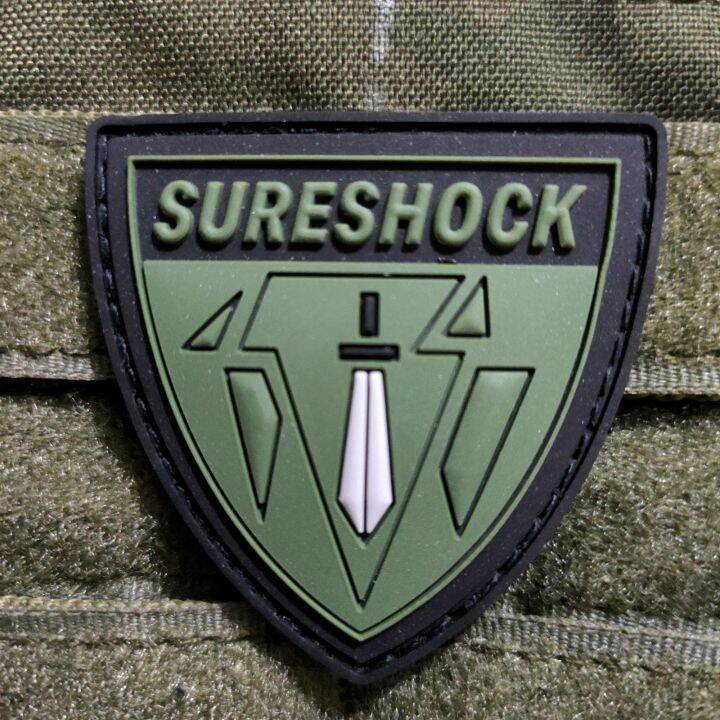 SURESHOCK RUBBERIZED PATCH WITH VELCRO GREEN PVC | Lazada PH