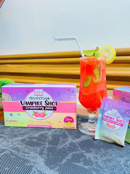Vampire Shot Cranberry Juice by PSPH Beauty | Lazada PH