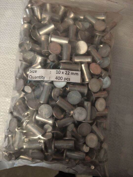Paku Rivet/Paku Keling/Paku Kampas Rem Ukuran 10x22 Aluminium isi ...