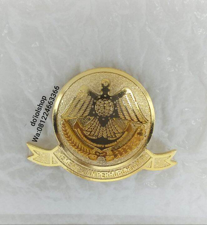 pin kemenhub/pin kementrian perhubungan/bros timbul kemenhub | Lazada Indonesia