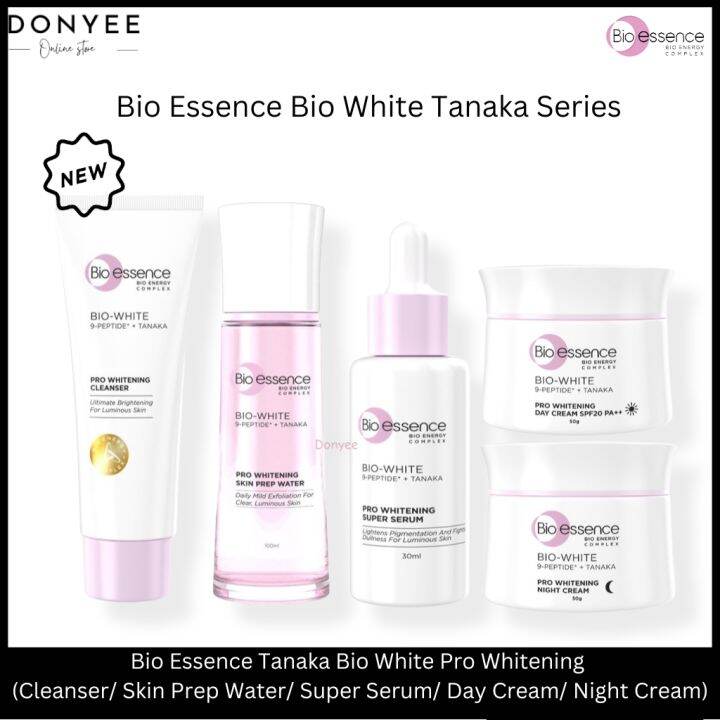 Bio Essence Bio-White Tanaka Pro Cleanser 100g/Skin Prep Water 100ml ...