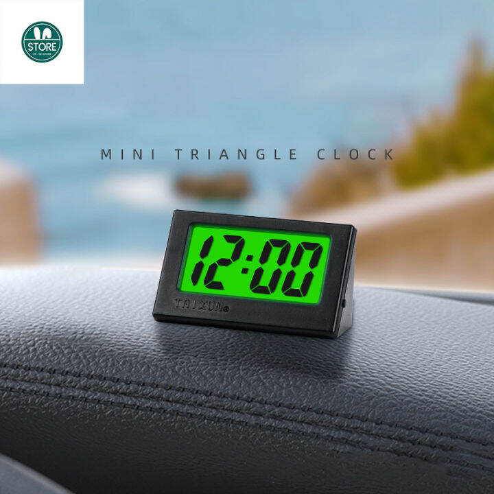 Mini LCD Digital Table Dashboard Desk Electronic Clock For Desktop Home ...