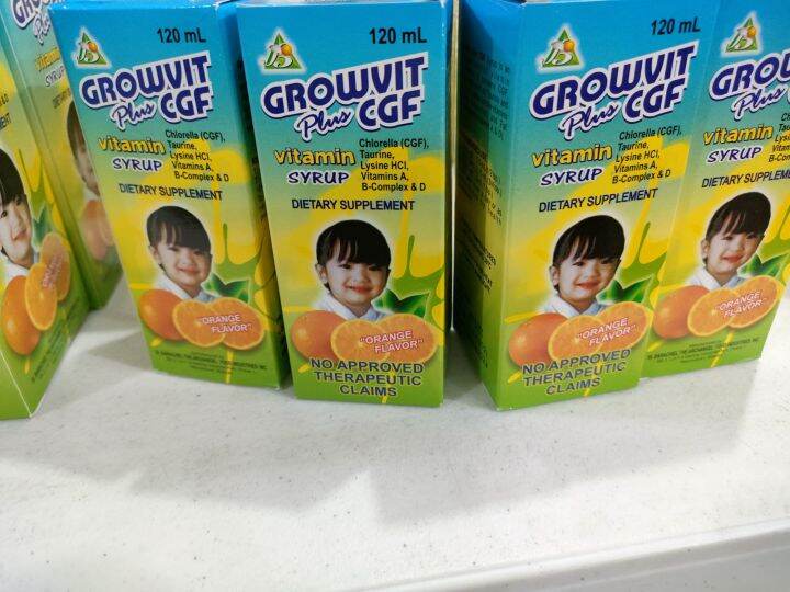 Growvit Food Supplement Syrup 120 mL CGF | Lazada PH