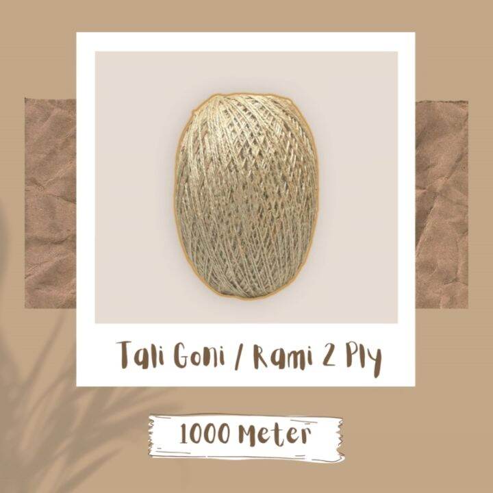 Tali goni / rami 2 PLY +- 1000 meter | Lazada Indonesia
