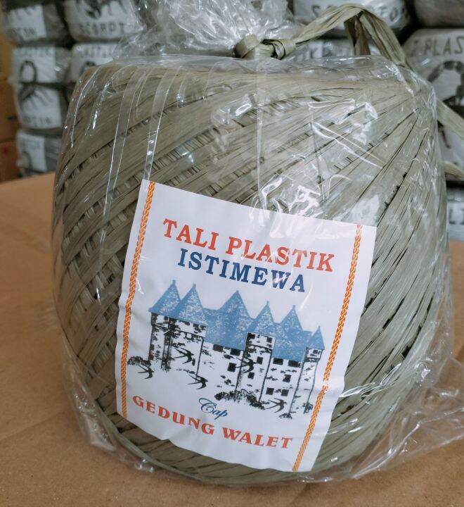 tali rafia tali plastik gedung walet 1rol | Lazada Indonesia