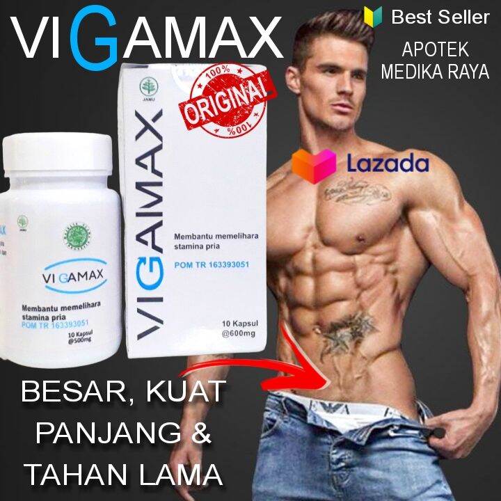 Vigamax Obat original - vigamax suplmen asli menambah stamina pria | Lazada Indonesia