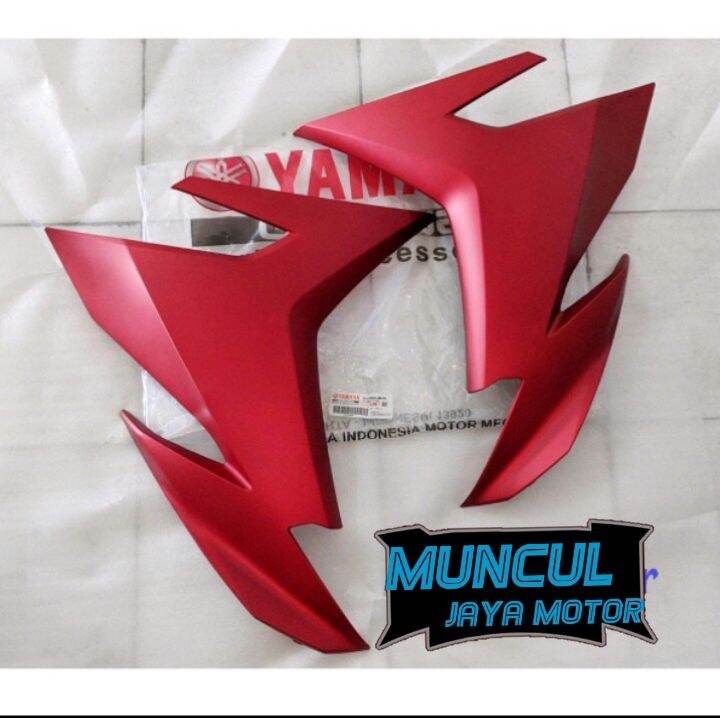 COVER SAYAP BODY DEPAN BAWAH SAMPING KANAN KIRI JUPITER MX KING MERAH ...