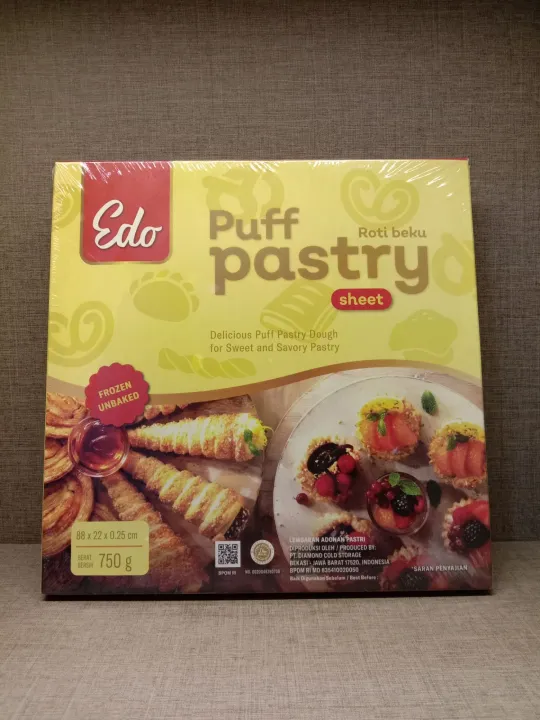 Edo Puff Pastry Frozen 750gr | Lazada Indonesia
