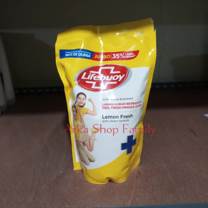LIFEBUOY Sabun Mandi Cair Lemon Fresh Refill Isi Ulang 825ml | Lazada ...