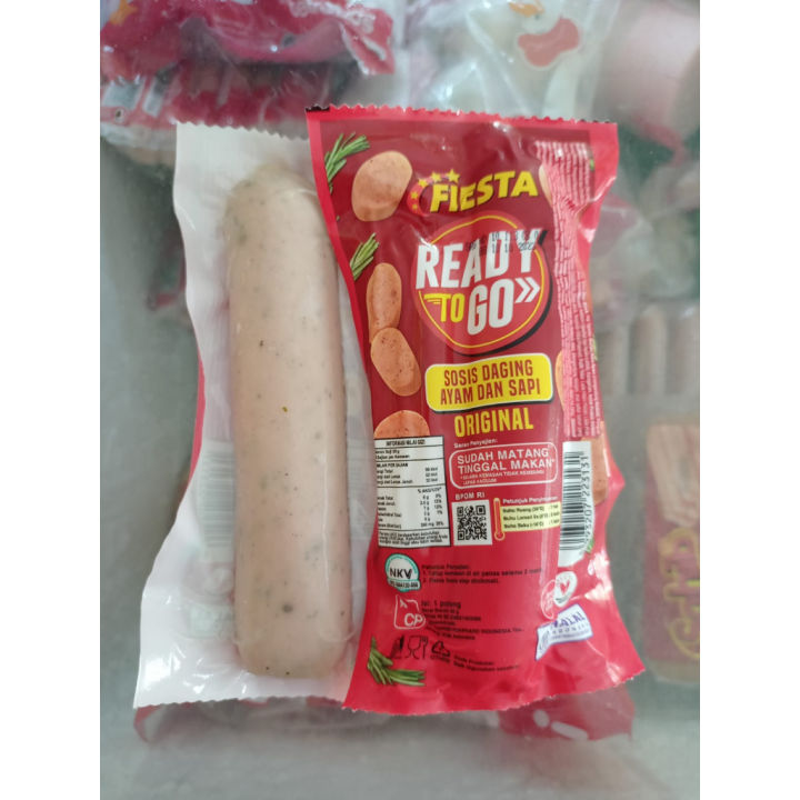 Fiesta sosis ready to go ( dapet 2 pcs ) // sosis siap santap/makan ...