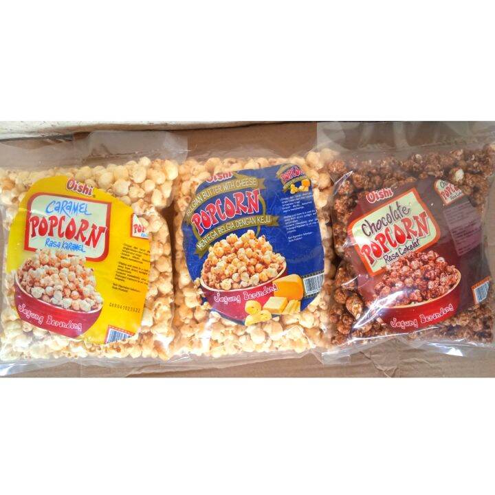 oishi popcorn caramel 200 gram | Lazada Indonesia