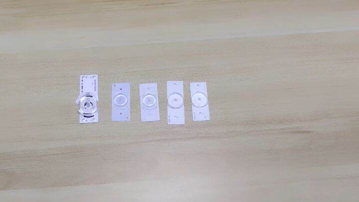 100Pcs 3V Led Concave-Convex Mirror Aluminum Substrate General-Purpose ...