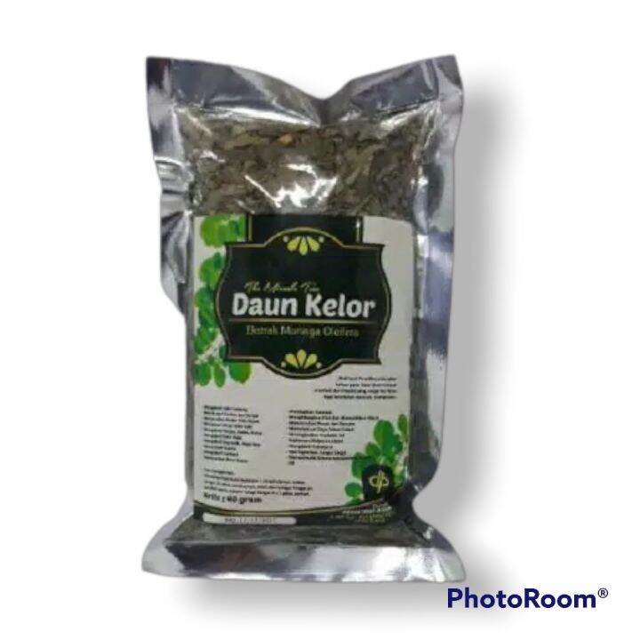 serbuk daun kelor teh kelor hikmah 40g teh daun kelor asli | Lazada Indonesia