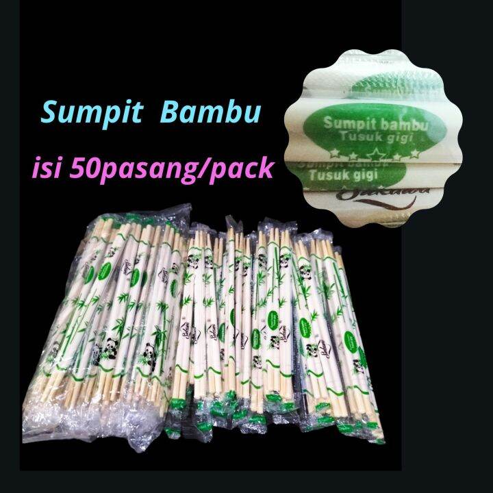 Sumpit kayu Sumpit Bambu | Lazada Indonesia