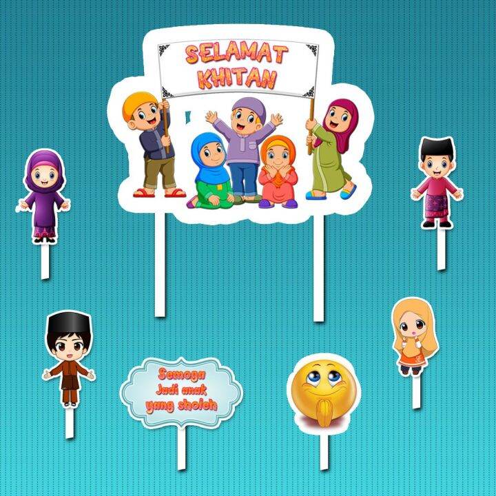 Topper cake khitanan hiasan kue | Lazada Indonesia