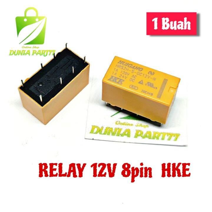 RELAY HKE 12V 8PIN RELAY 12 VOLT 8 PIN RILEY HKE 8 KAKI RILEY 8PIN ...
