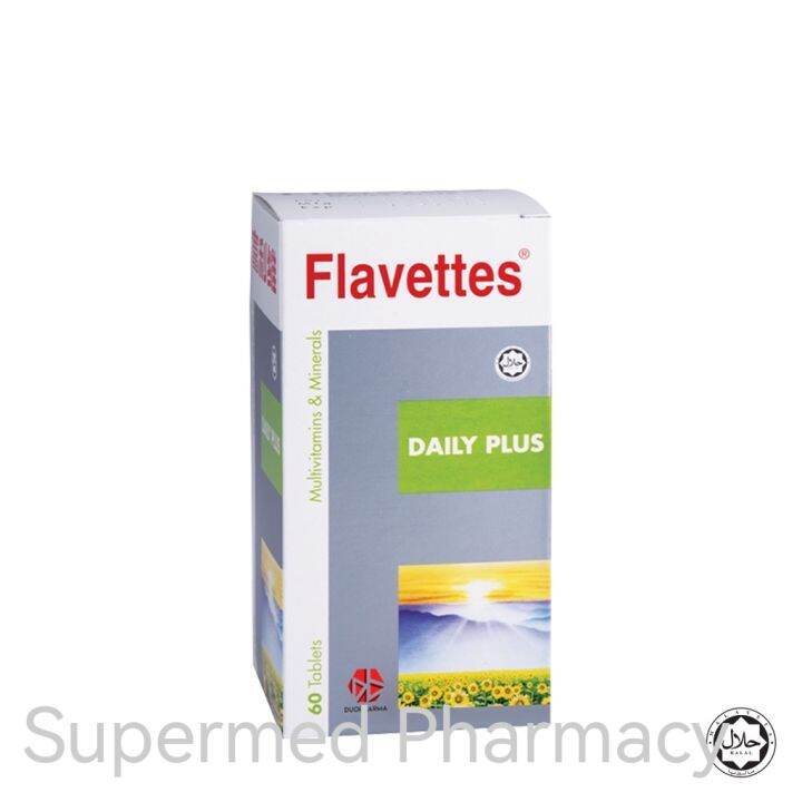 Flavettes Daily Plus Multivitamin and Mineral 60's | Lazada