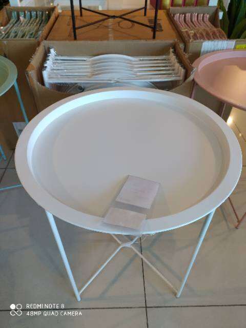 meja sisi helios /meja sudut informa/meja aesthetic | Lazada Indonesia