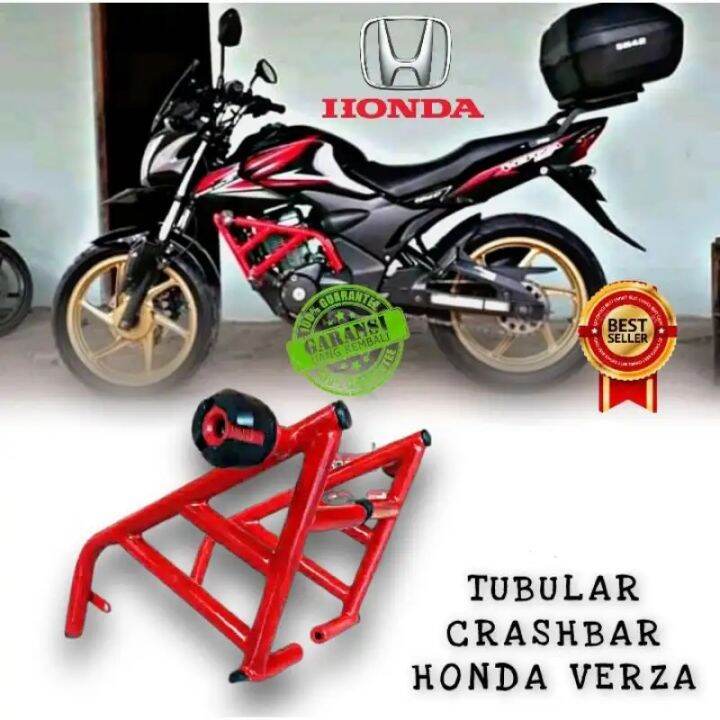 Crashbar crash bar Honda Verza 150 tubular besi pengaman pelindung bodi body motor turing ...