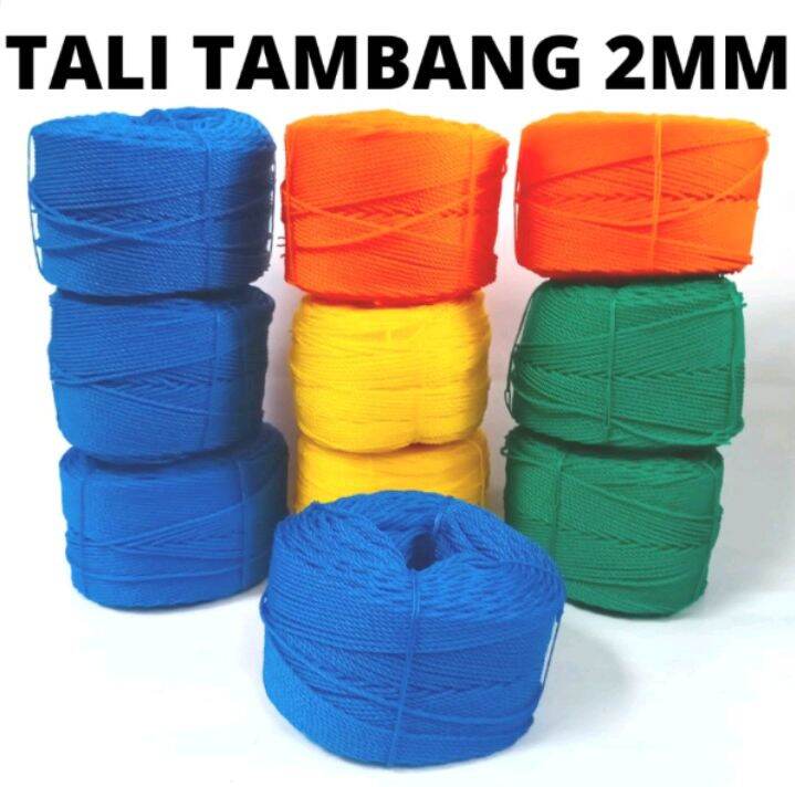 Tali Tambang 2mm per roll / Tali Tampar /Tali Layangan / Tali Pertanian ...