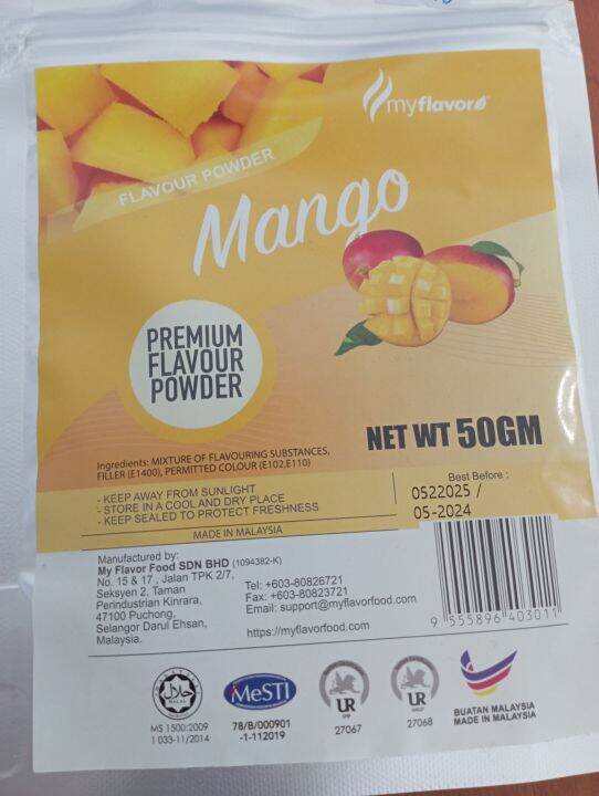 My flavor mango flavor Powder 50gm | Lazada