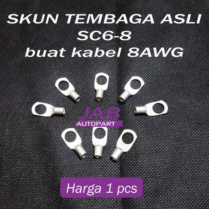 SKUN KABEL SC-6 TEMBAGA PUTIH SCUN CABLE 8 AWG | Lazada Indonesia