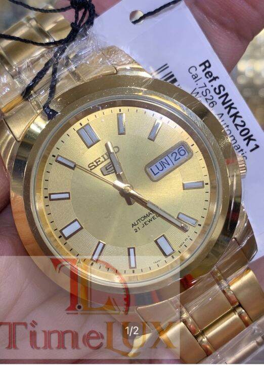Seiko SNKK20K1 Mens Gold Automatic 30M | Lazada PH