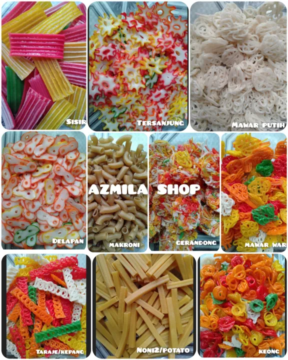 KERUPUK WARNA WARNI MURAH MERIAH (250grm)/ kerupuk mentah/kerupuk gurih ...