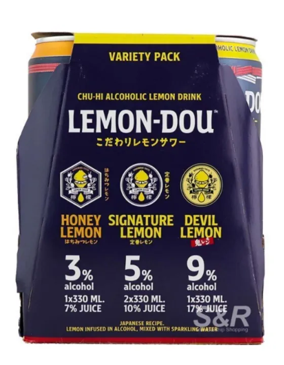 Lemon-Dou Variety Pack 330ML x 4pcs | Lazada PH