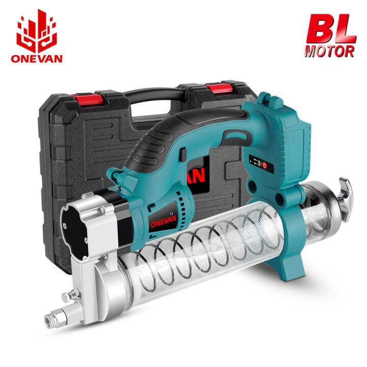 ONEVAN 10000PSL 689Bar Brushless Electric Car Grease Machine Cordless ...