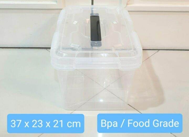 Container box Serbaguna transparan 15L Ezy | Lazada Indonesia