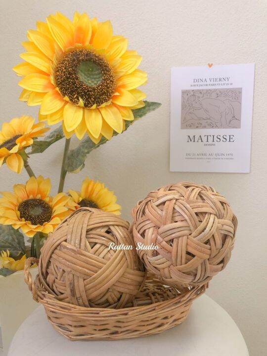 🔥Ready Stock🔥Handmade Rattan Football / Kraf Tangan Rotan Bola Sepak ...