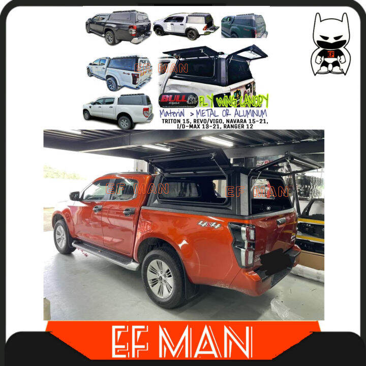 4x4 4WD FLY WING CANOPY STEEL ALUMINUM REAR BED LINER COVER GOOD LOOKS ...