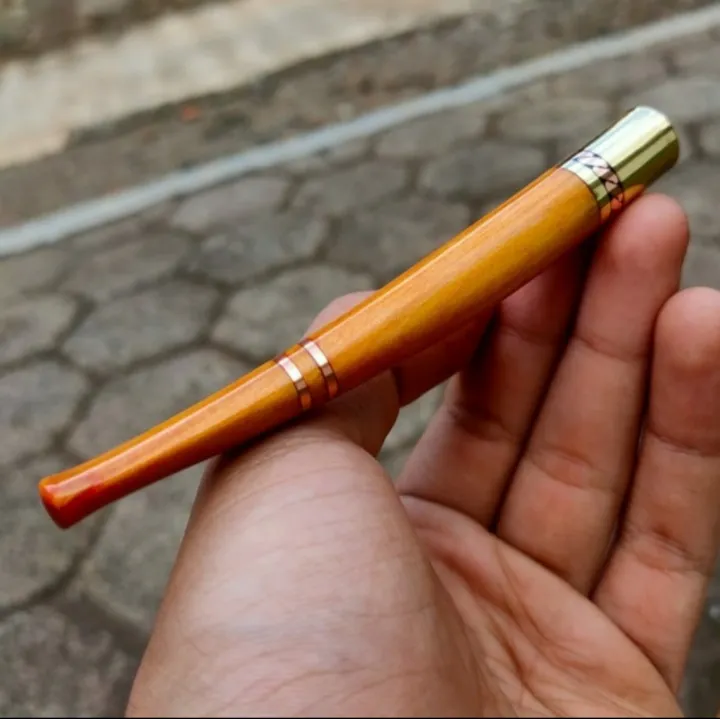 PIPA KAYU GAHARU RAJA TEMBUS CAHAYA 10cm ring | Lazada Indonesia