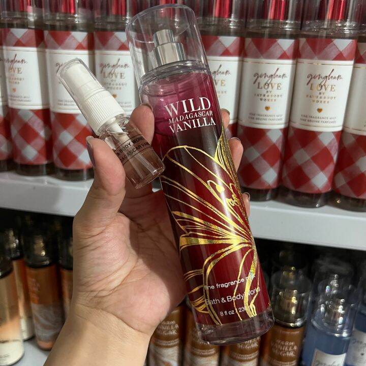 🇺🇸5ml, 10ml, 236ml Bath & Body Works Wild Madagascar Vanilla Fine Fragrance Mist | Lazada PH