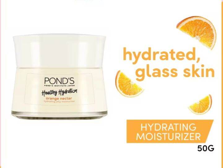 PONDS Orange Nectar Jelly Moisturizer with Vitamin C for Hydrated Skin ...