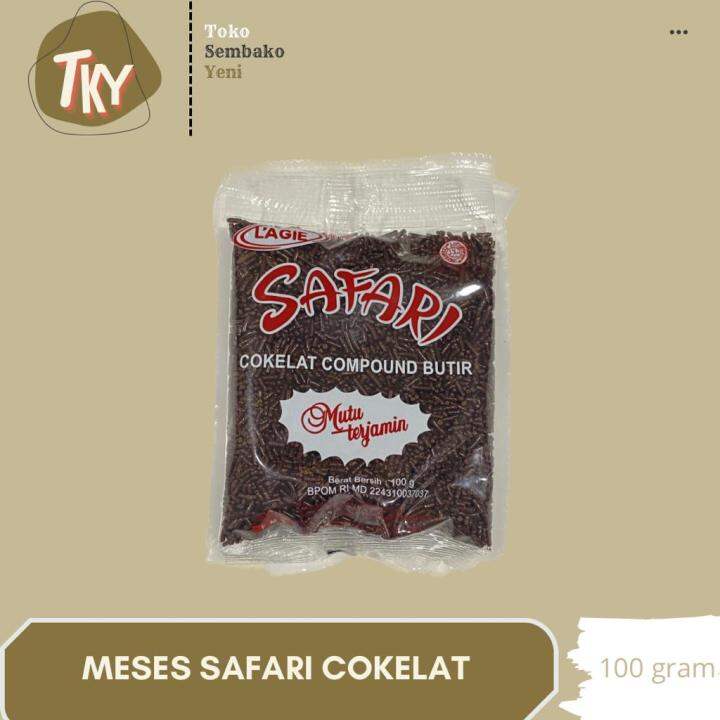 Meses Safari Cokelat 100 gr | Lazada Indonesia