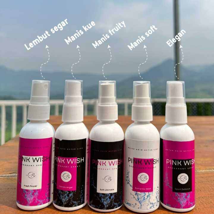 Deodorant spray/pink wish | Lazada Indonesia
