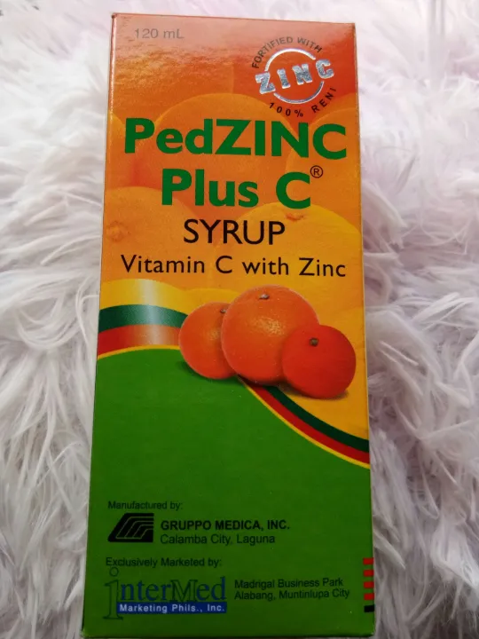 Pedzinc Plus syrup for kids 120ml | Lazada PH