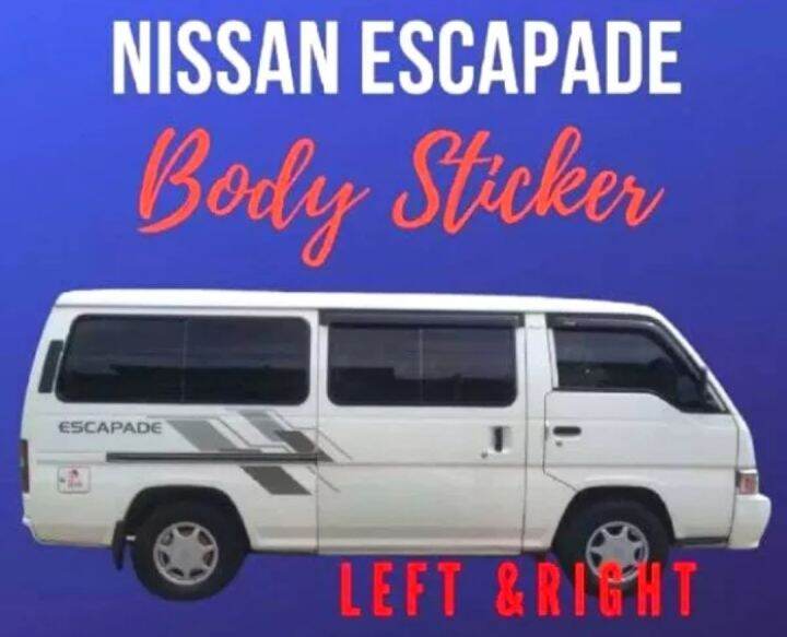 NISSAN ESCAPADE BODY STICKER / DECALS / LEFT AND RIGHT | Lazada PH