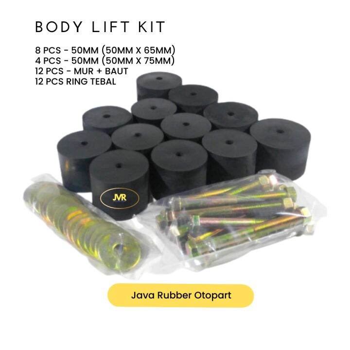 Karet Body Lift Kit 50mm Toyota Hilux, Vigo Dcab 4x4/ Paket Body Lift ...